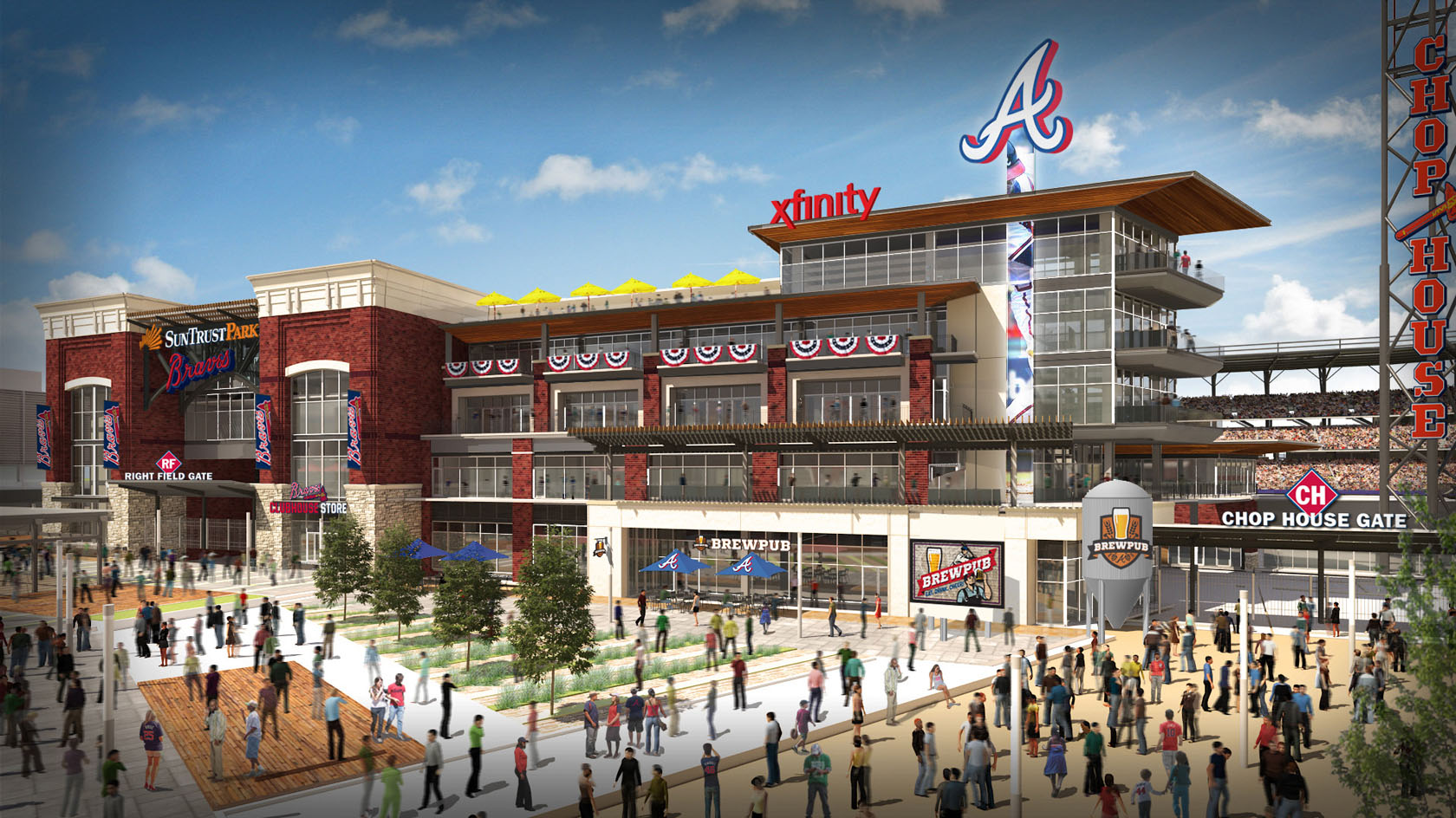 SunTrust Park and Mixed-Use Development - Architect Magazine