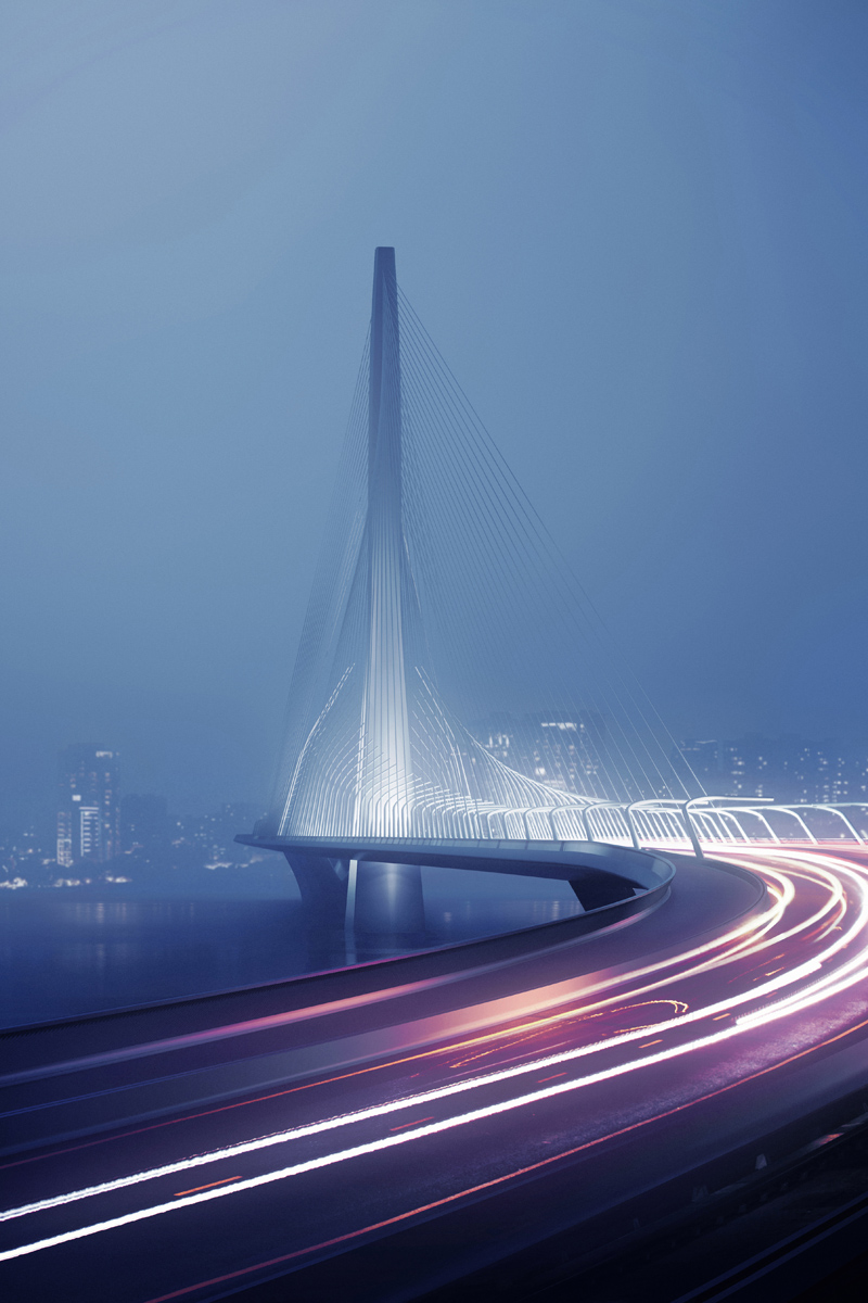 Zaha Hadid Architects Wins Danjiang Bridge Design Competition