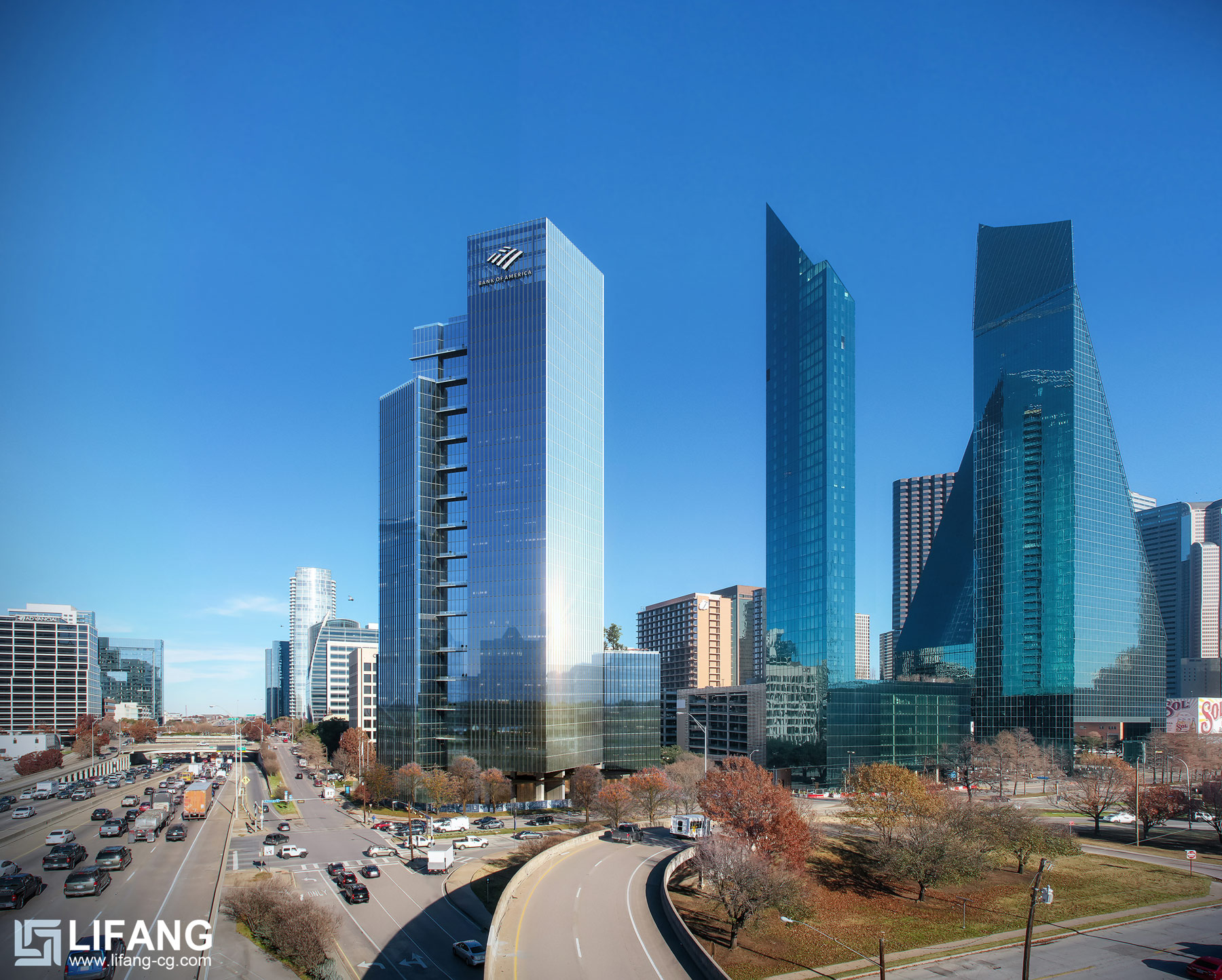 Street perspective exterior rendering - Architect Magazine