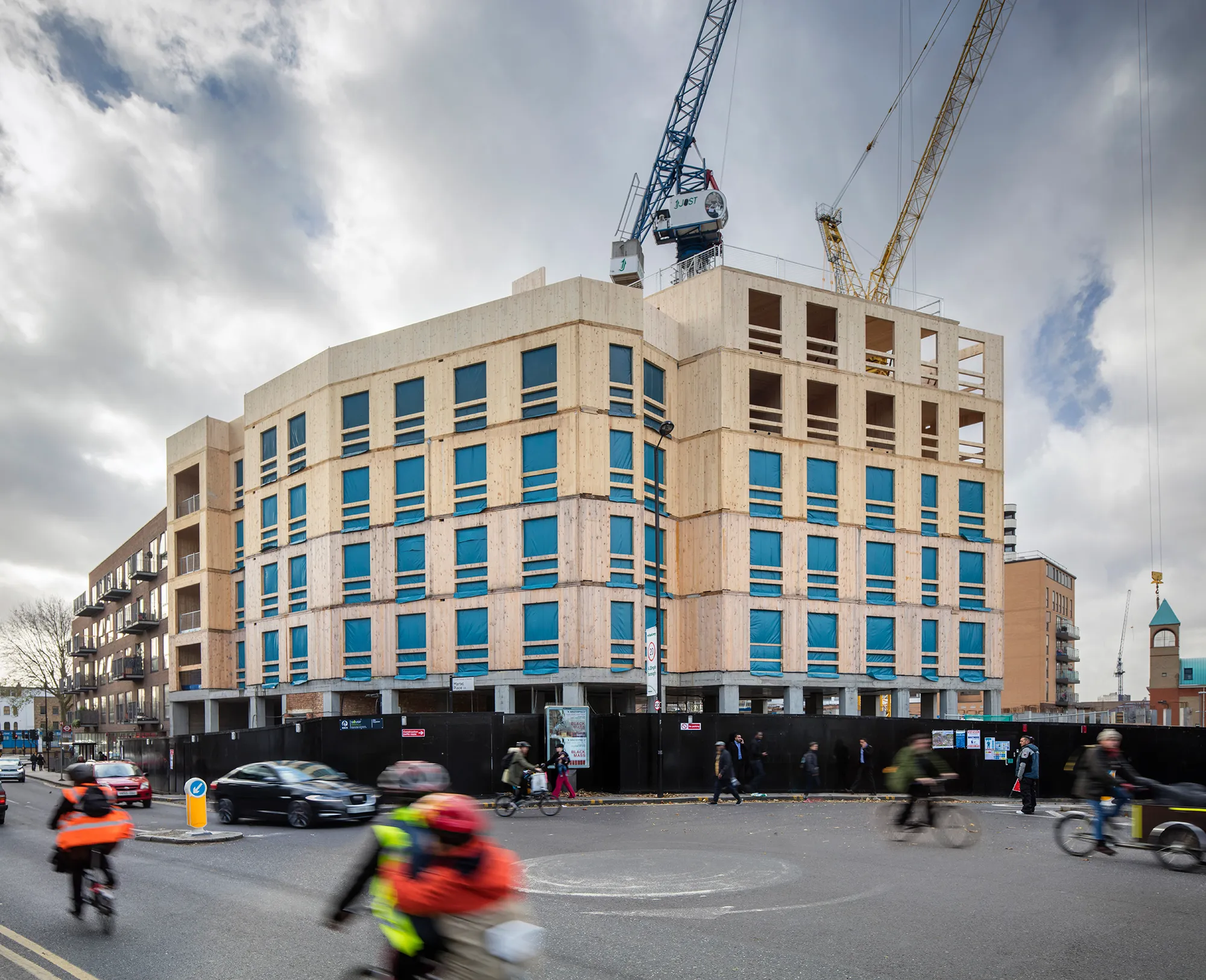 Dalston Works, the Largest CLT Building in the World