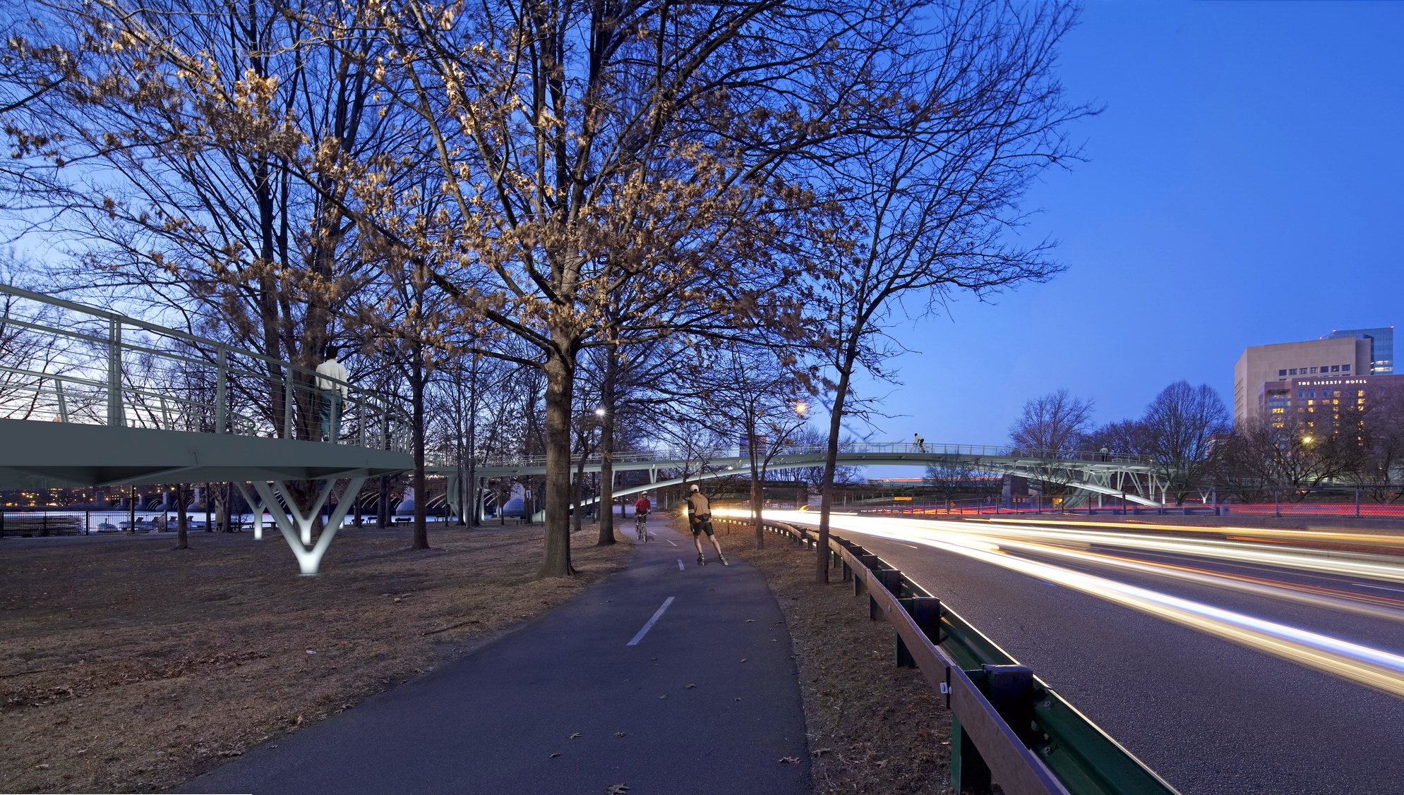 Boston Esplanade Pedestrian Bridge - Architect Magazine