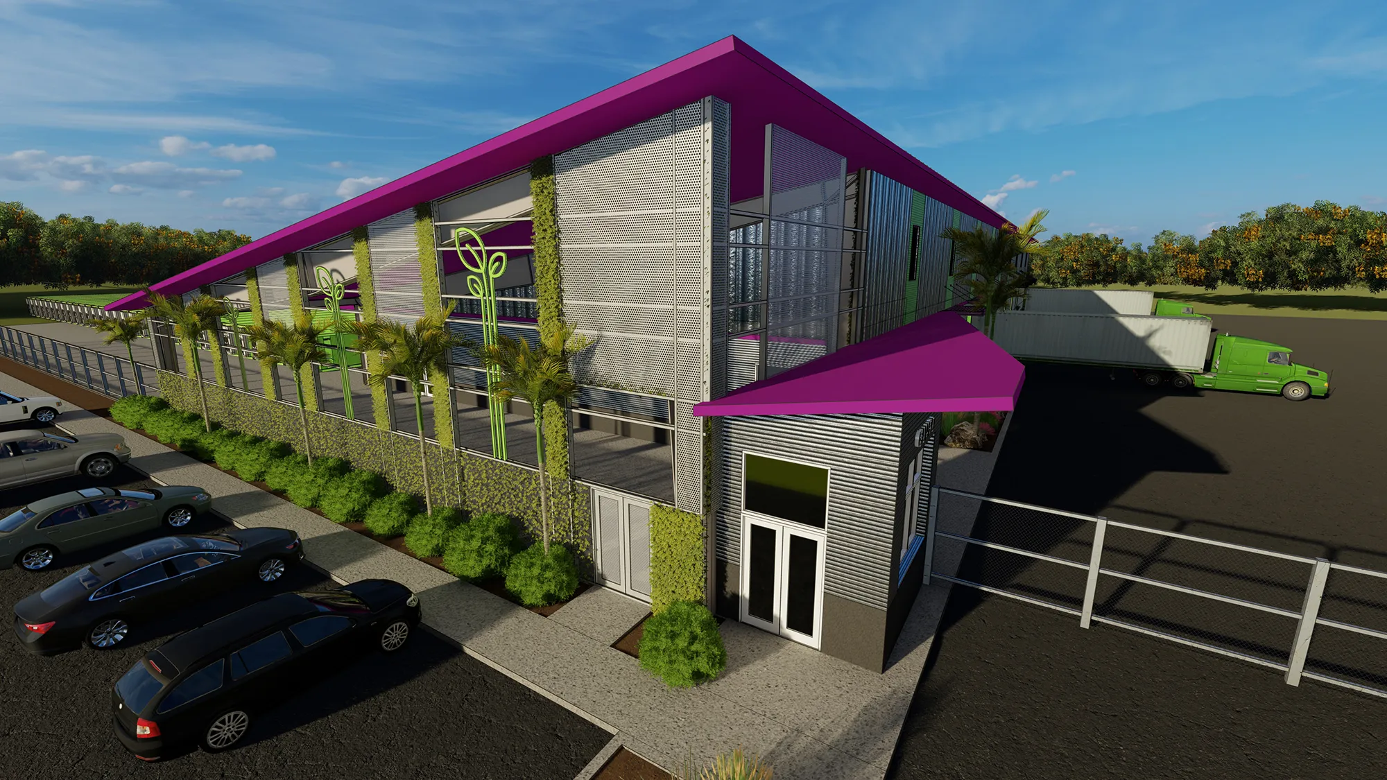 Post-Vaccine Industrial Architecture and Distribution Center Design