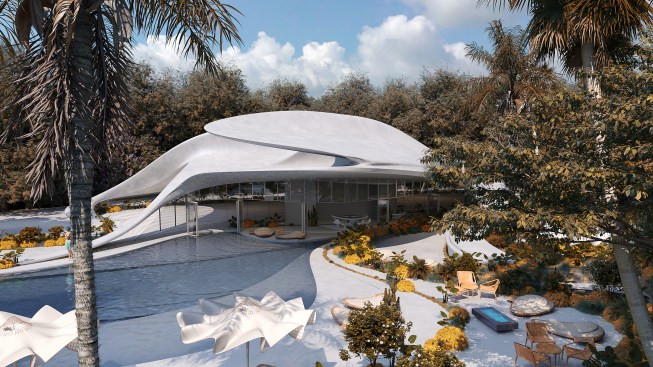 “Villa G01” Mask Architects Designs Curvaceous Luxury Villa Nestled In ...