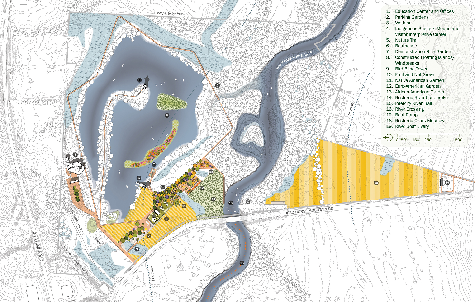 Framework Plan for a Riverine Commons and Institute - Architect Magazine
