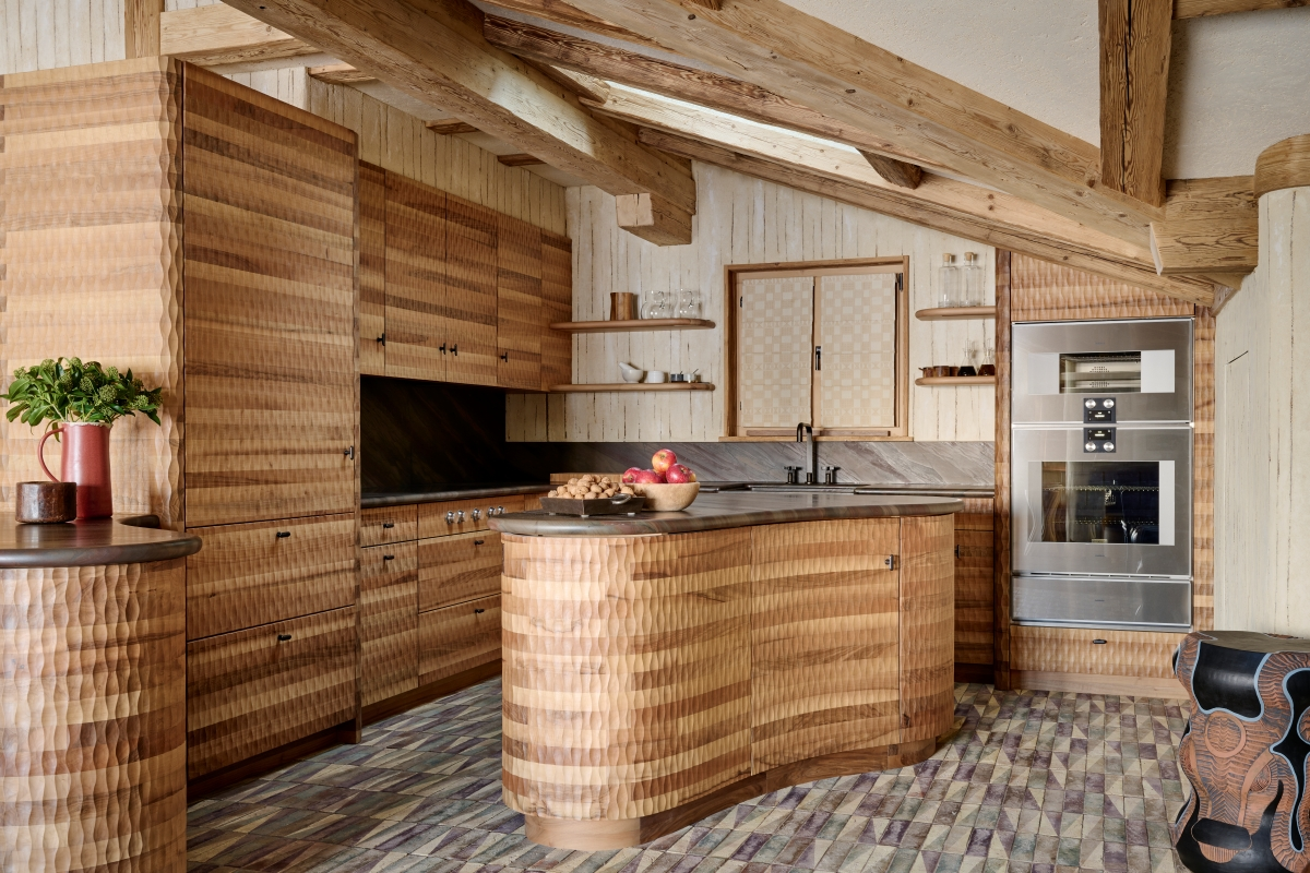 In Switzerland, an African-Inspired Chalet