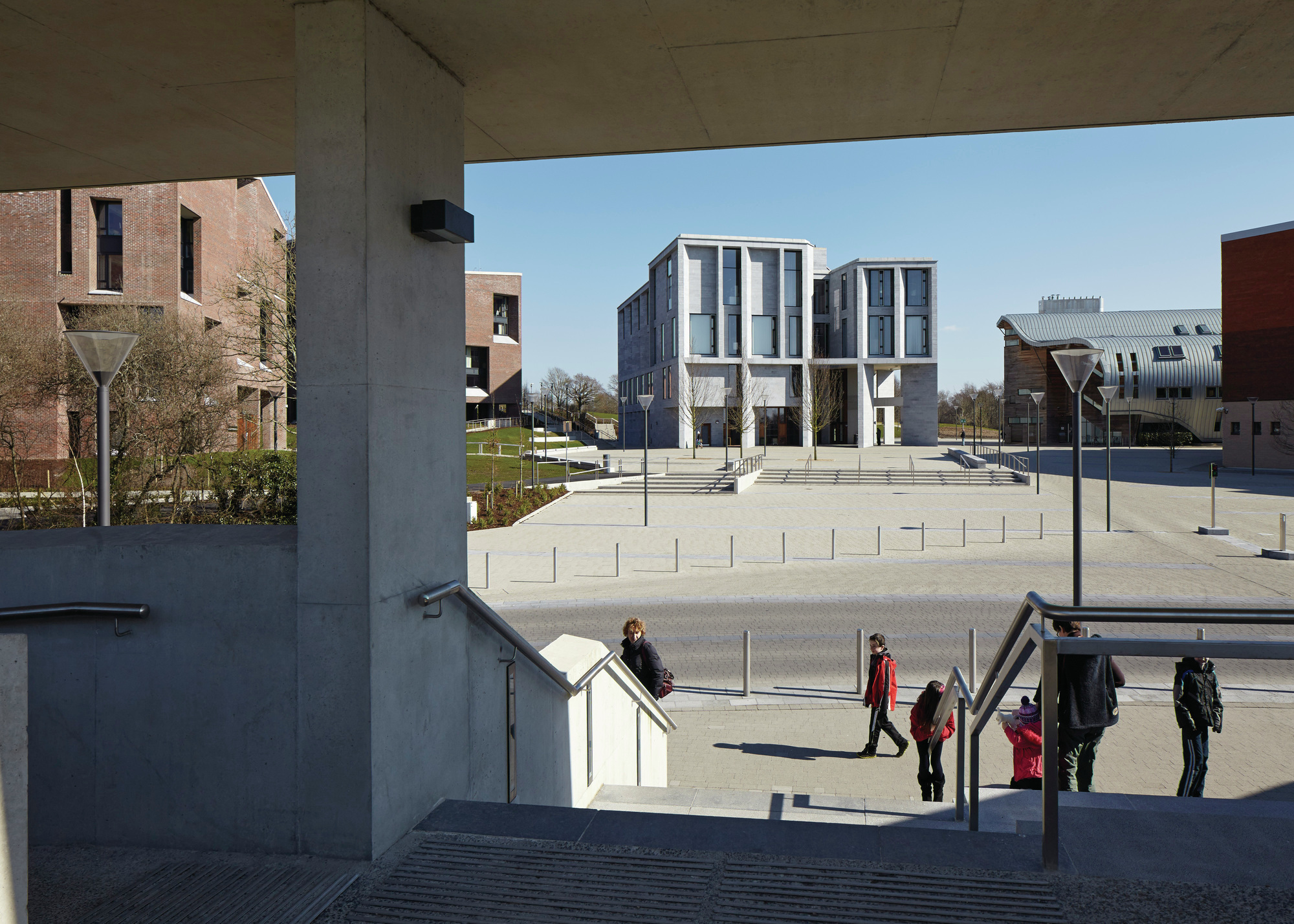 University of Limerick,Medical School, Residences, Piazza, and Pergola ...