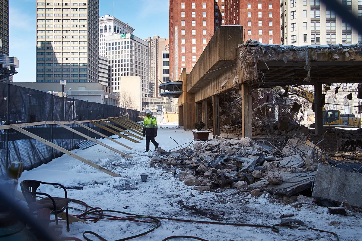 Striking Photographs of Baltimore's Mechanic Theatre Demolition
