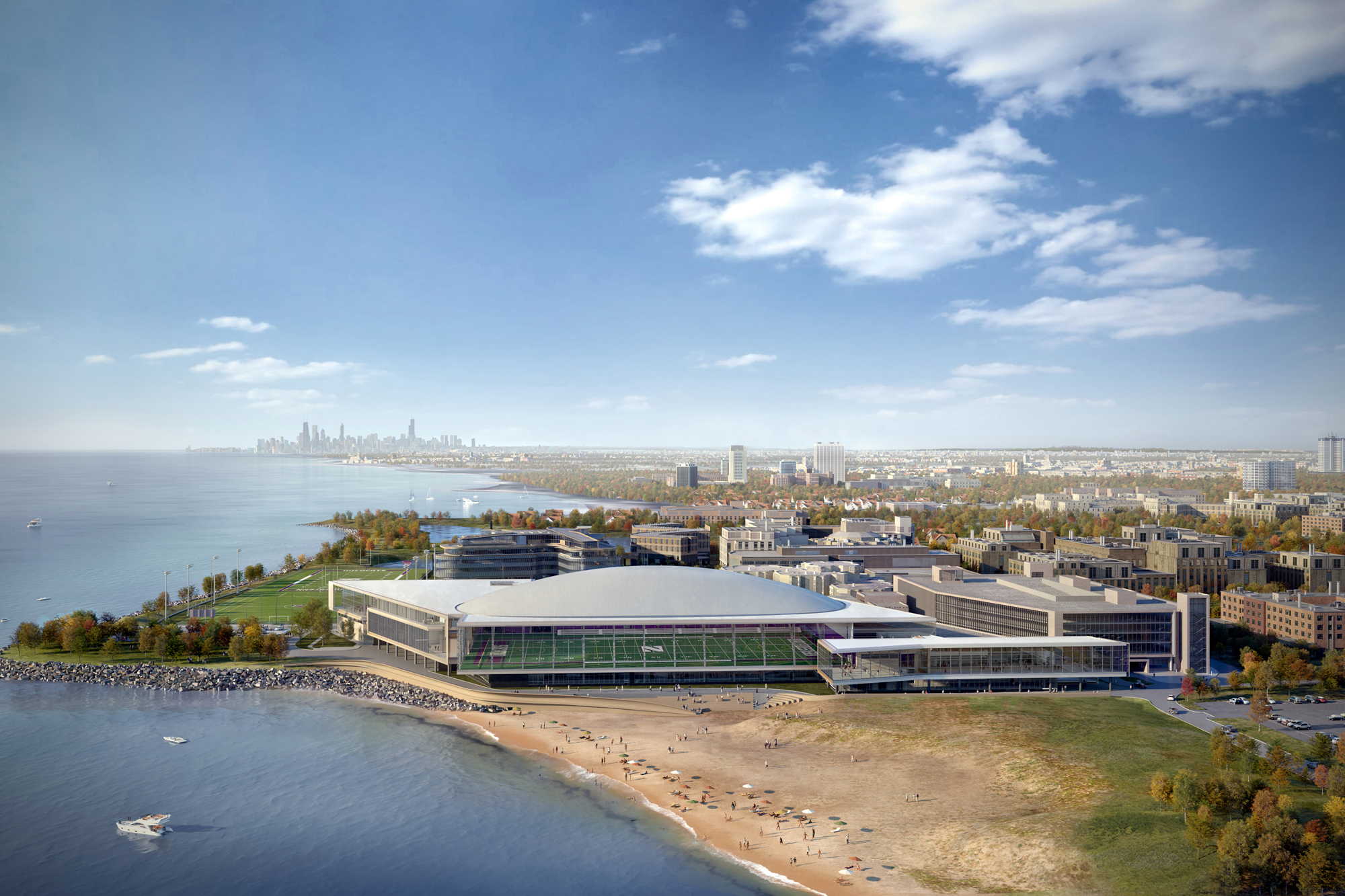 Northwestern University Ryan Fieldhouse and Walter Athletics Center ...