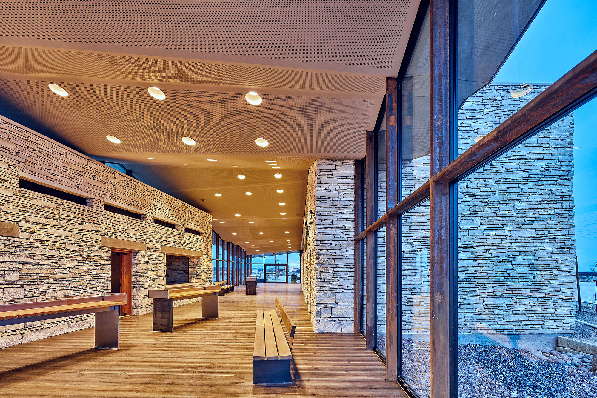 Floating a Faceted Landform Above a West Texas Rest Stop