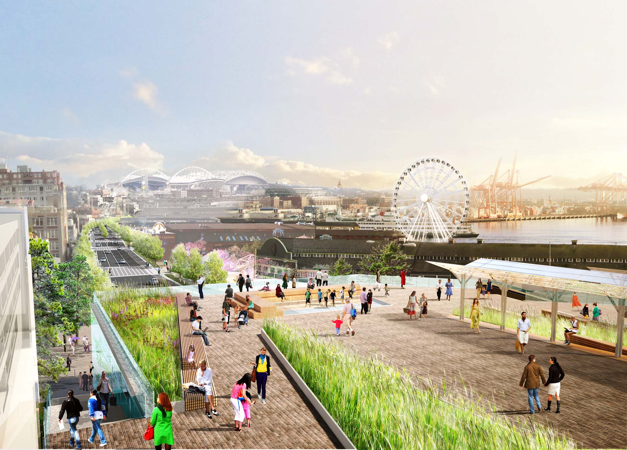 Seattle Central Waterfront - Architect Magazine