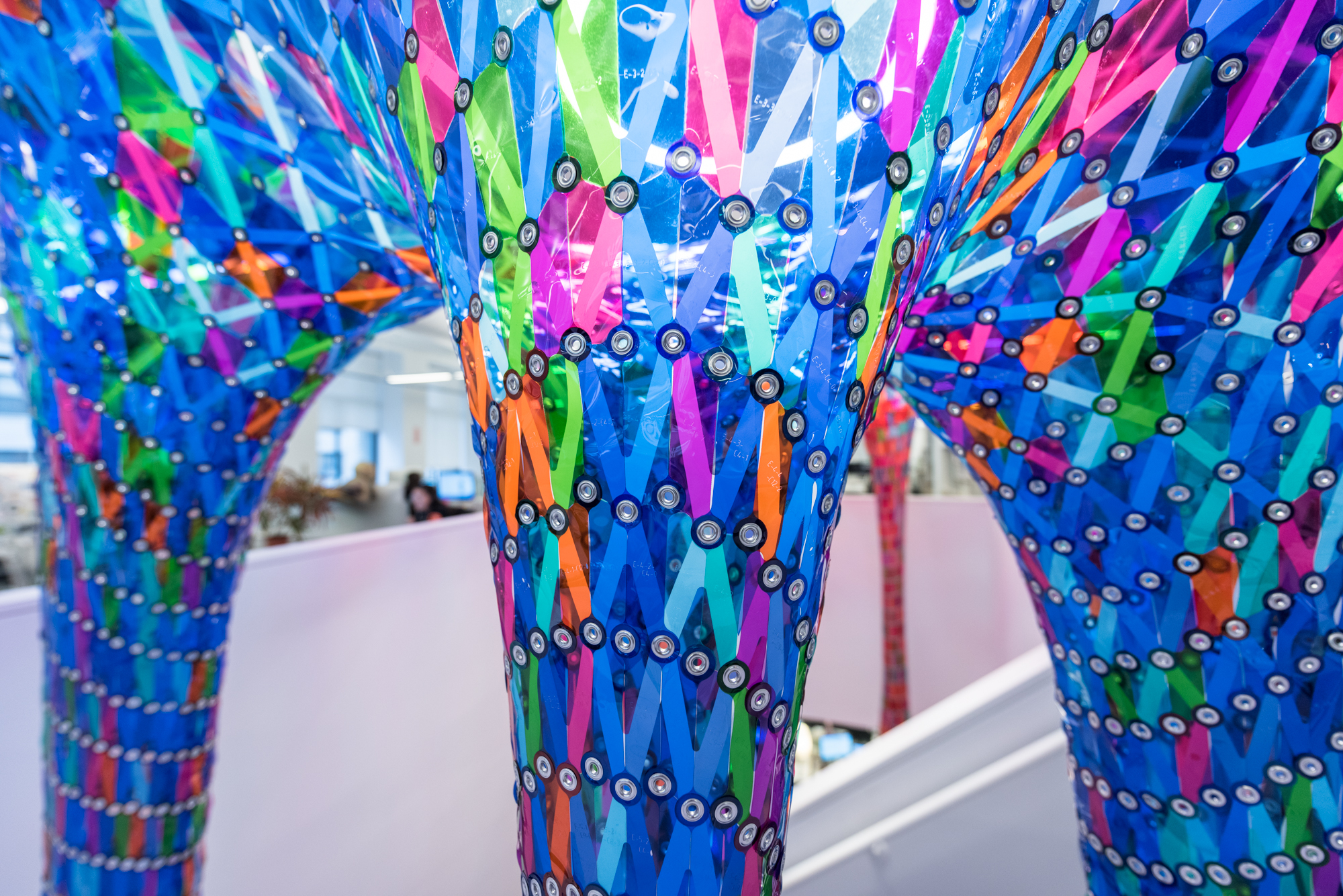 SOFTLab Installation Brings Much Needed Color to a Drab Office