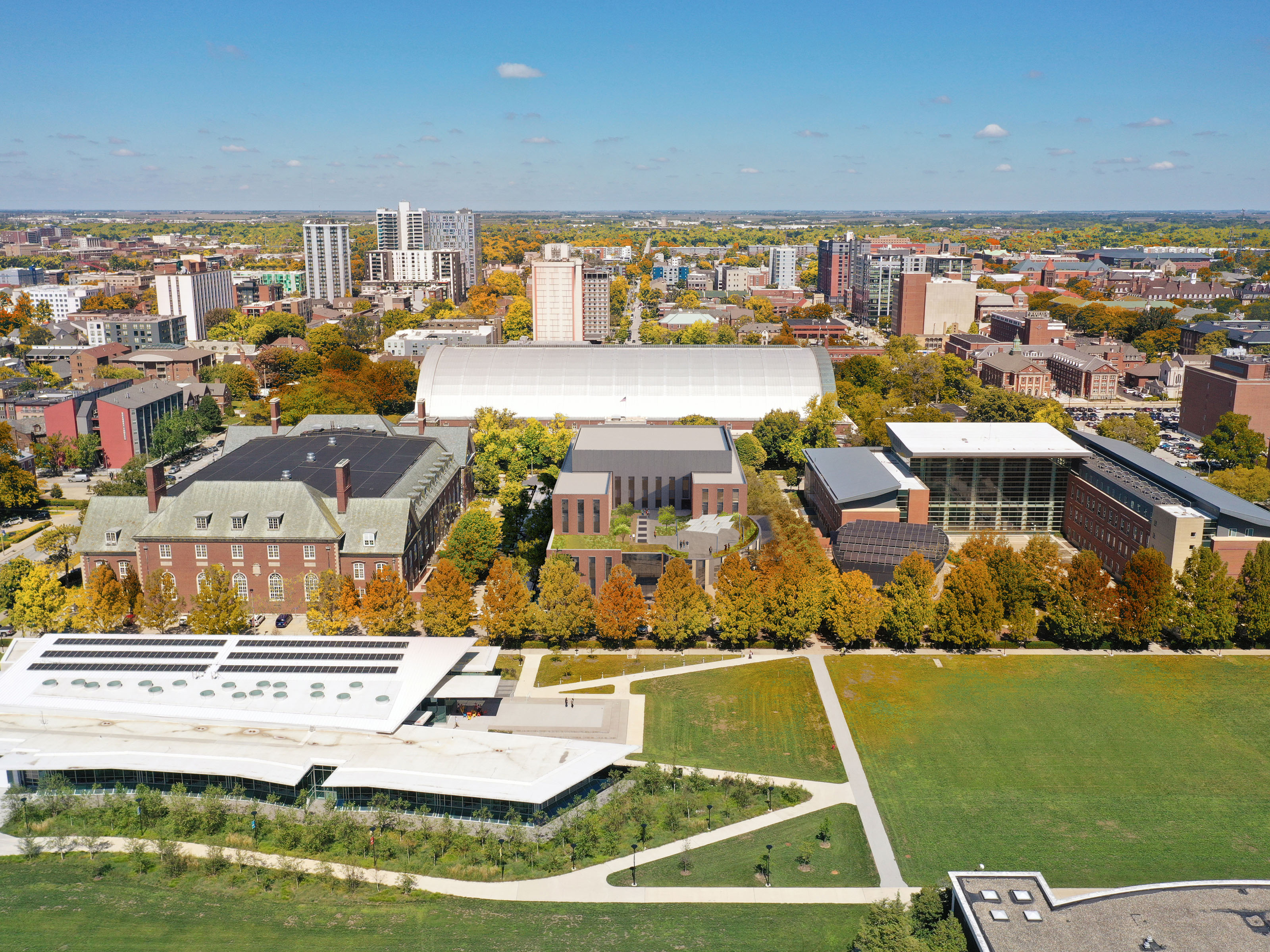 Steven S. Wymer Hall at the University of Illinois at Urbana-Champaign ...