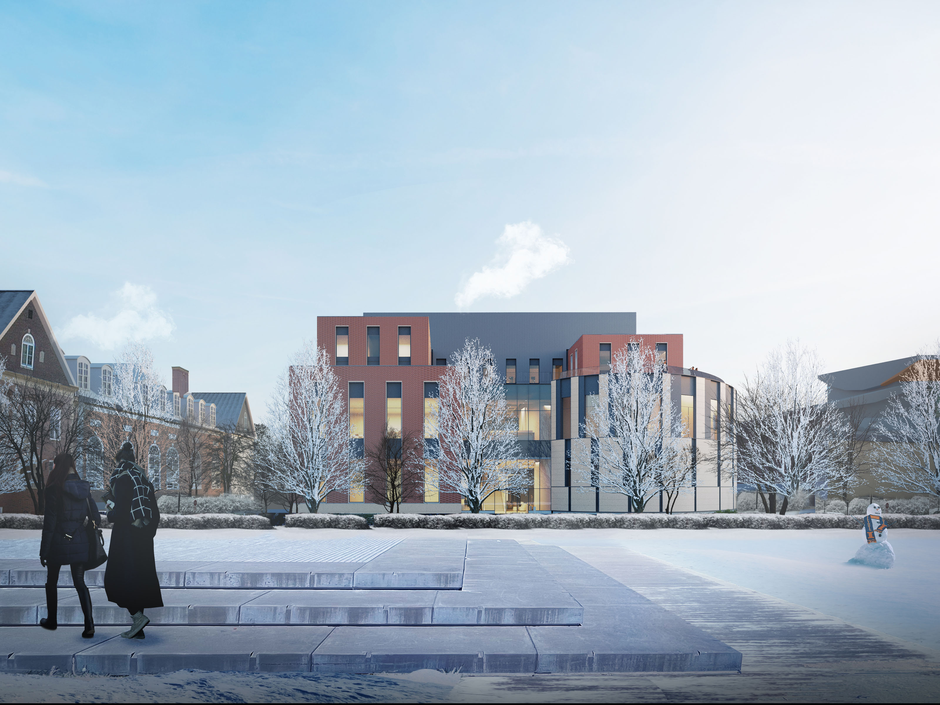 Steven S. Wymer Hall at the University of Illinois at Urbana-Champaign ...