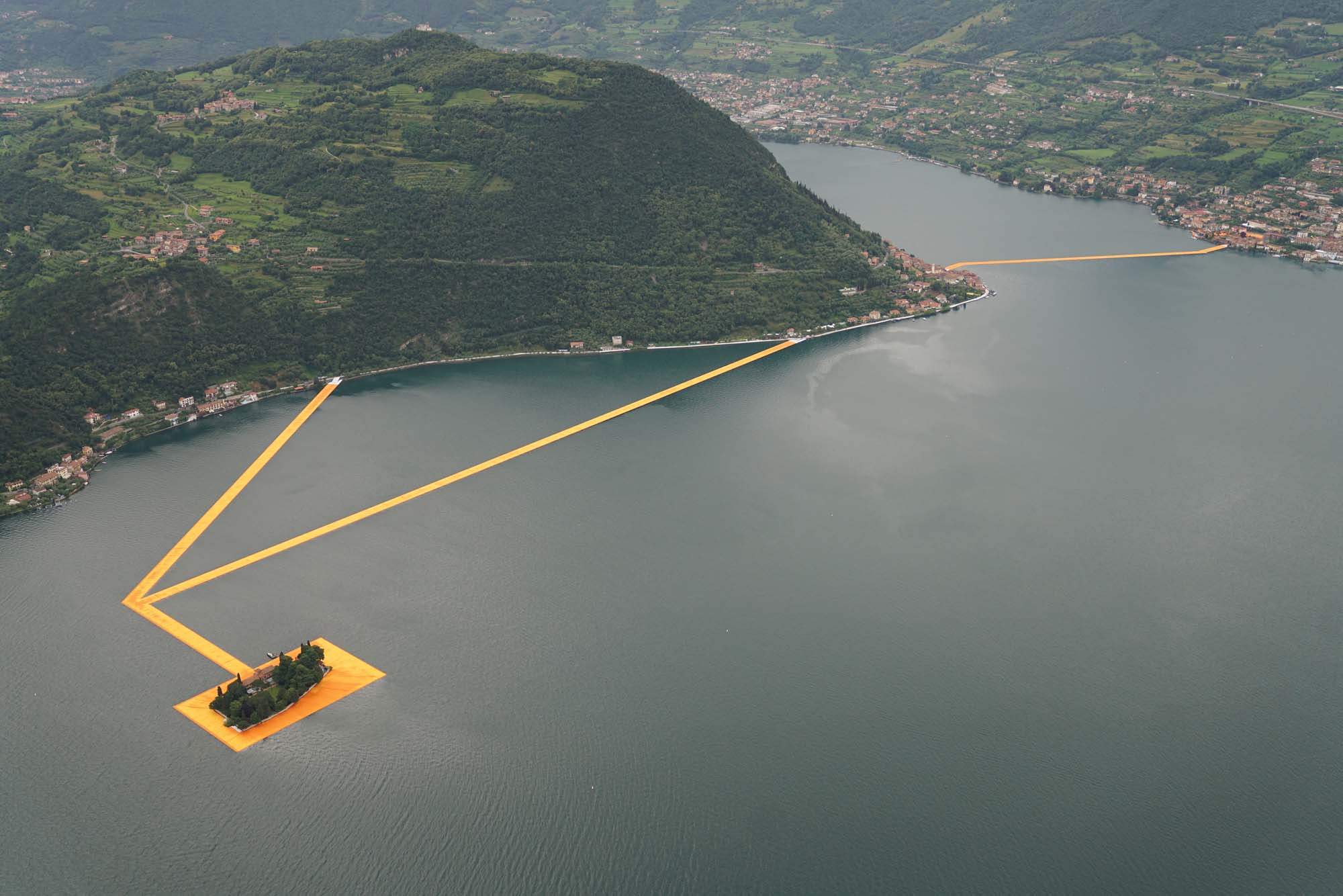 'Floating Piers' by Christo and Jeanne-Claude Readies for its Public Debut