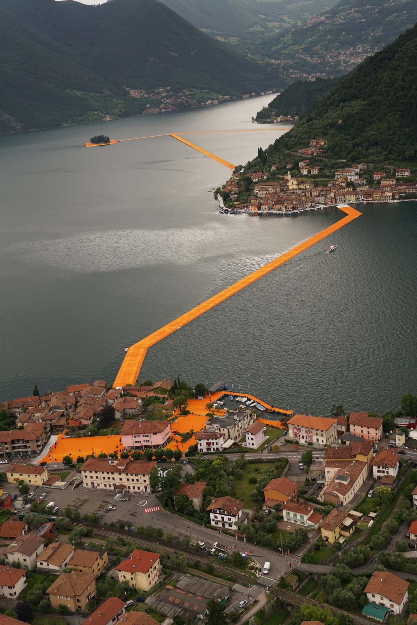 'Floating Piers' by Christo and Jeanne-Claude Readies for its Public Debut