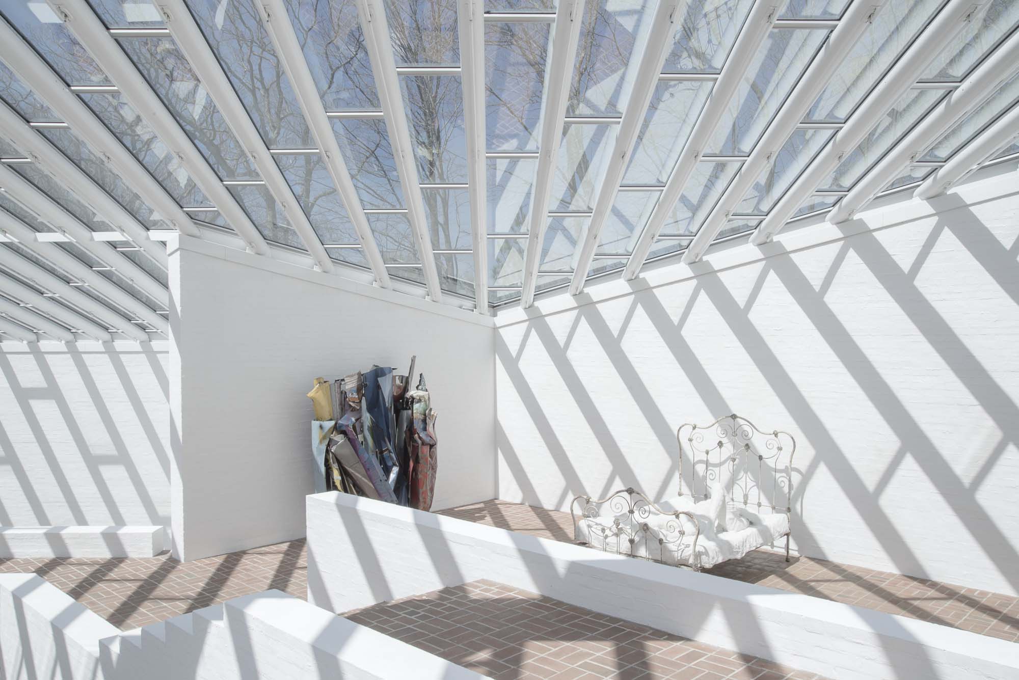 The Restoration of the Glass House Sculpture Gallery