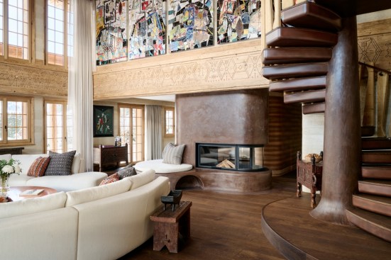 In Switzerland, an African-Inspired Chalet