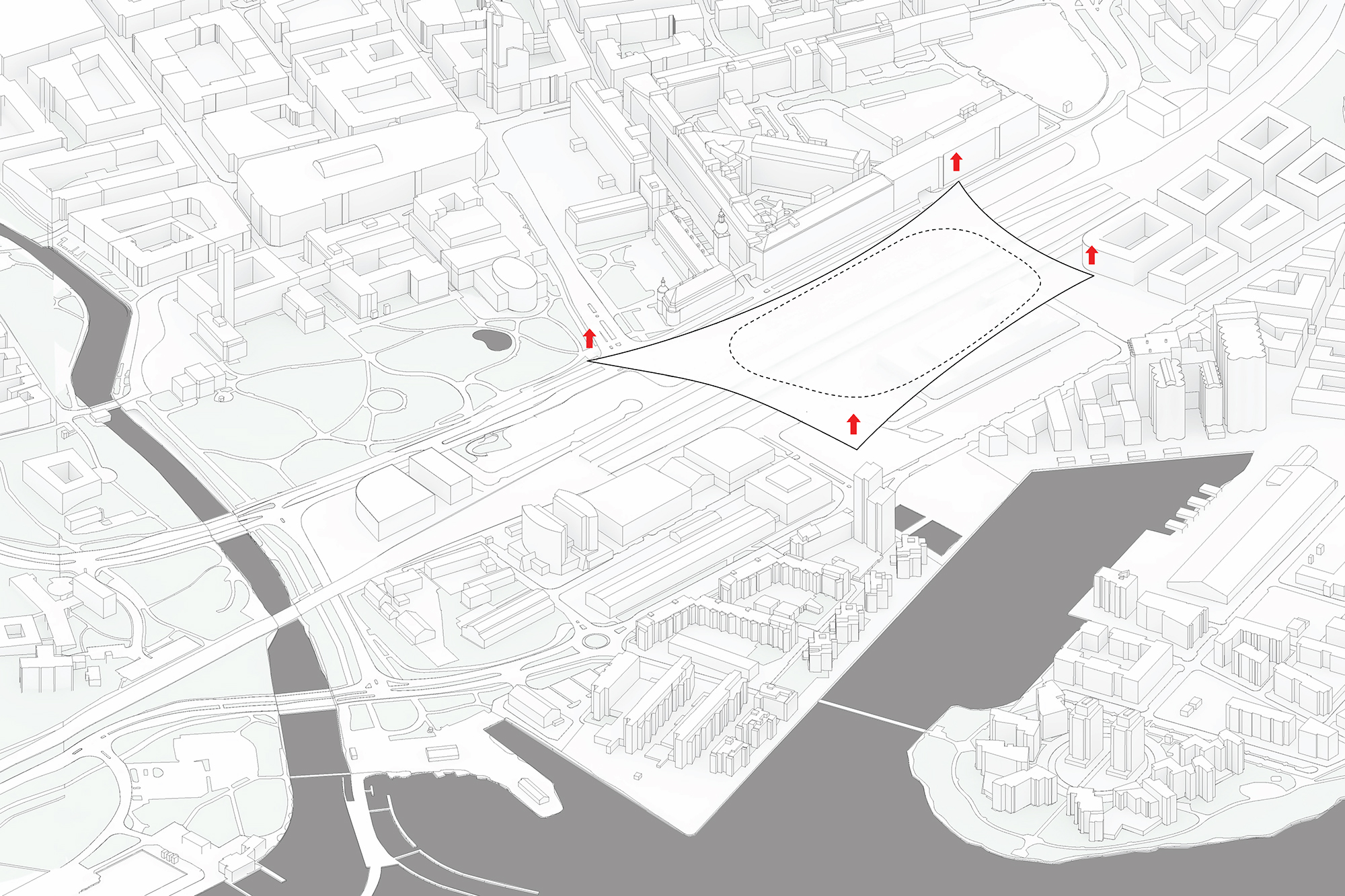 BIG Unveils New Transportation Center for Sweden
