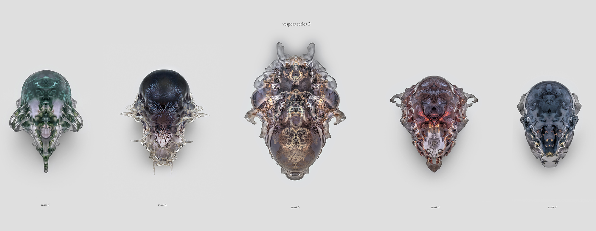 Vespers, the Latest Mask Collection by MIT's Neri Oxman