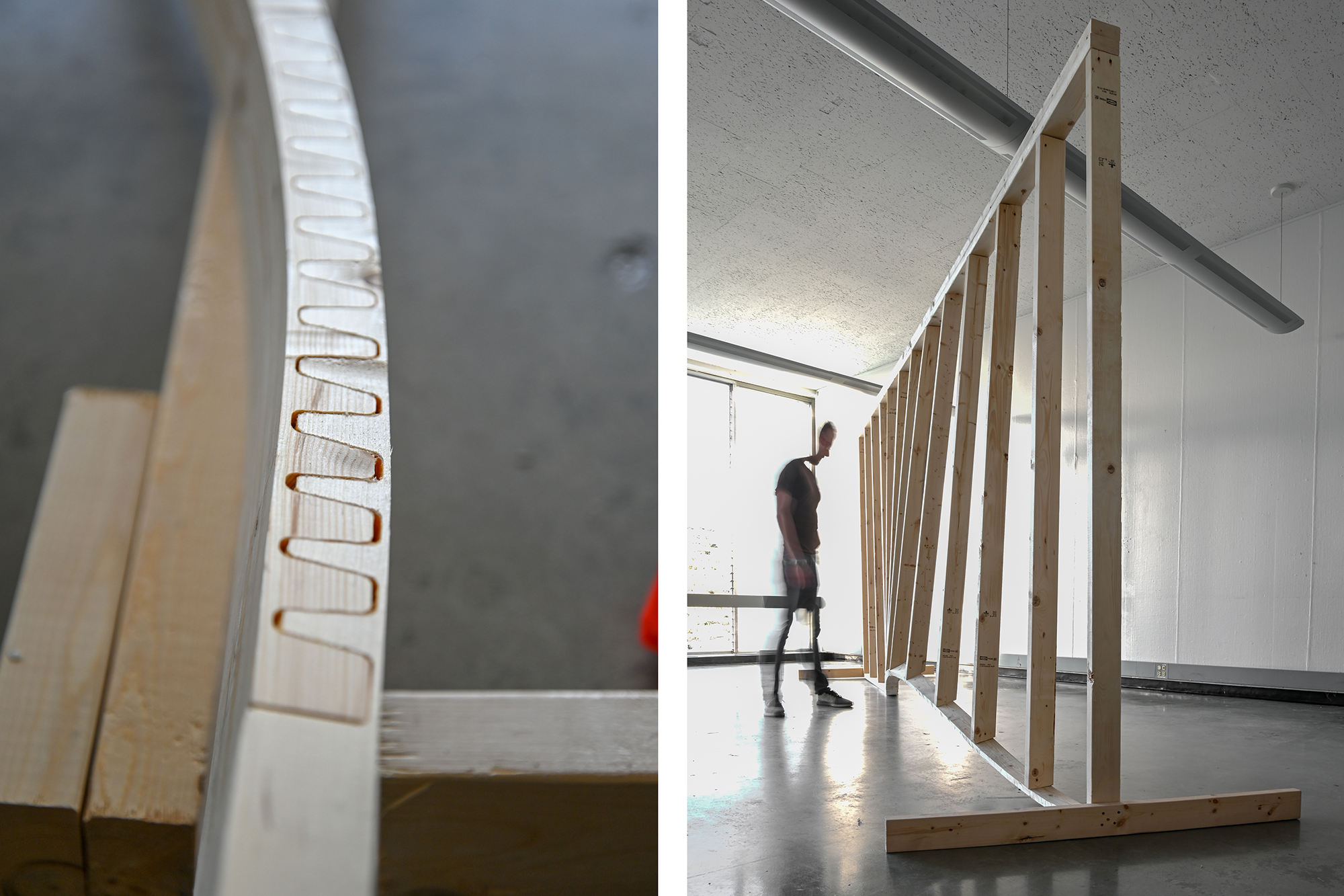 Award: Zippered Wood Twists the Standard 2x4 to Craft New Forms