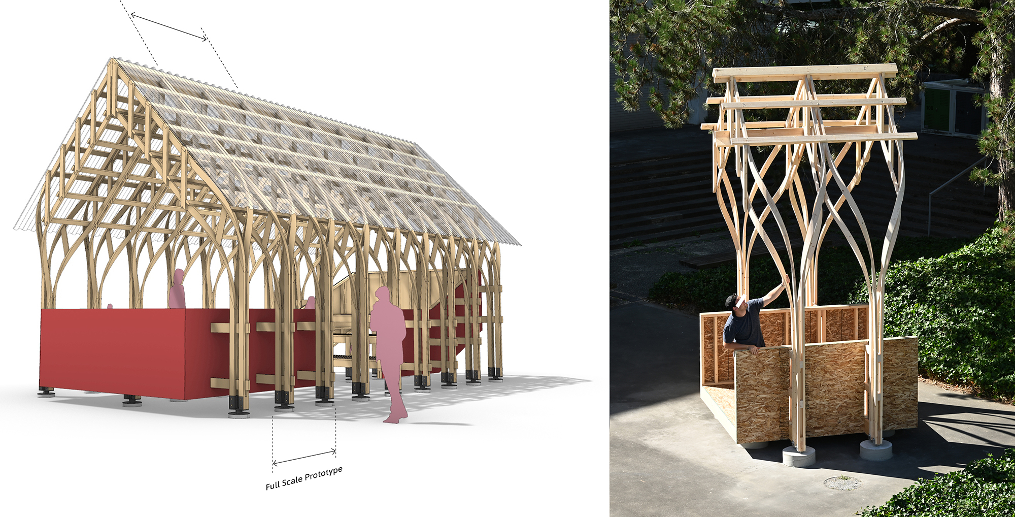 Award: Zippered Wood Twists the Standard 2x4 to Craft New Forms