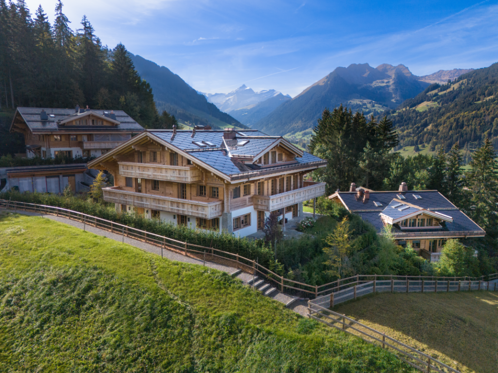 In Switzerland, an African-Inspired Chalet