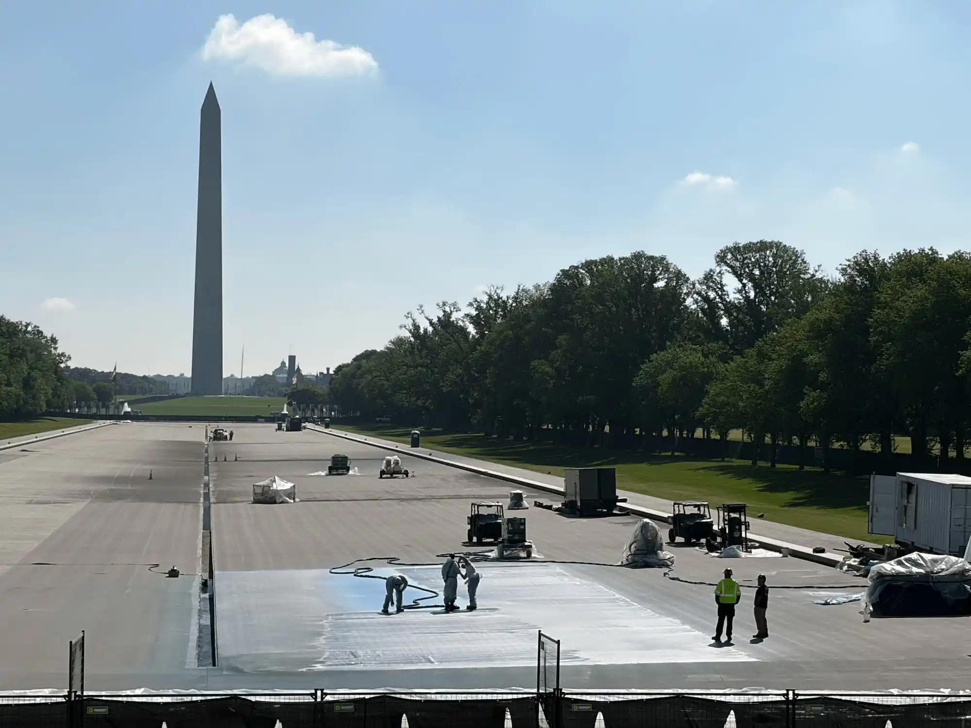 America’s Most Sacred Reflecting Pool Just Turned Blue—and Now a Legal ...